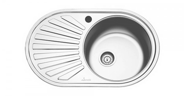 Chiuveta pentru Bucatarie Ovala Sanobi, Inox Alimentar, Orientare ... Chiuveta pentru Bucatarie Ovala Sanobi, Inox Alimentar, Orientare ...